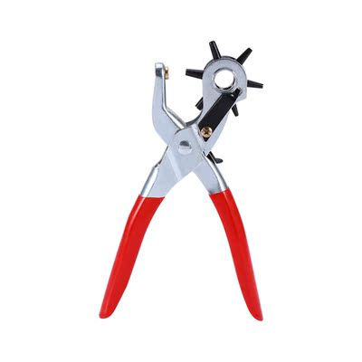 6 Size Leather Hole Punch Hand Pliers Belt Holes Punched Pun