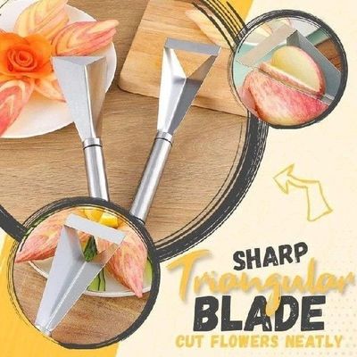 Fruit Carving Knife - DIY  Household Stainless Steel Push