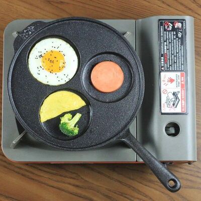 Cast Iron Egg Dumpling Pot Omelet Pan Household Fried Egg