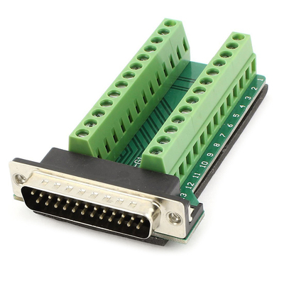 DB25 25Pin Male Adapter Board RS232 Serial to Terminal Signa