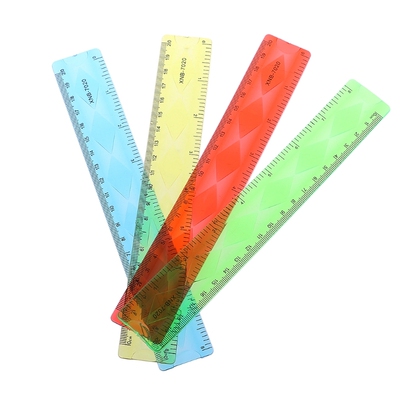 Colorful Ruler Dual-side Scale Transparent Soft Ruler Measur