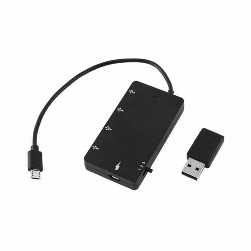 Micro USB OTG Charge HUB Adapter Hot-plugging USB Hubs For T_虎窝淘