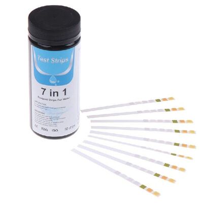 7 In1 Aquarium Fish Tank Water Test Strips Kit Nitrite