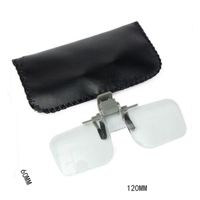 Magnifier Folding Handfree Clip On Clear Magnifying Glasses