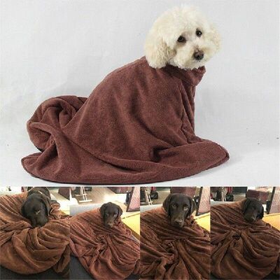 Microfibre Dog Dry Bath Towel Bag Quick Drying Pet Dog Bags
