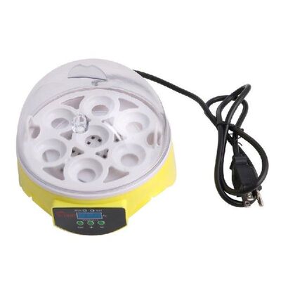 Mini Incubator 7 Egg Hatcher Digital Bird Temperature