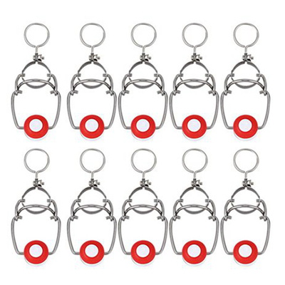 Promotion! 10Pcs ABS Reusable Sealable Cap Screw Cap Flip