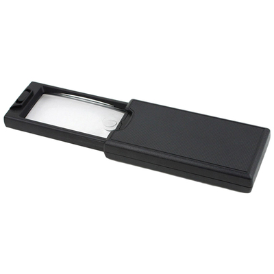 LED Jeweler Eye Loupe 2.5x 45x Mini Pullout Illuminated Magn