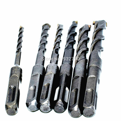 6pcs SDS Plus Masonry Hammer Drill Bit Carbide Tip SDS Plus