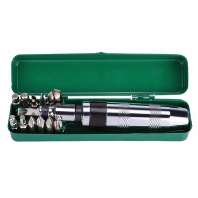 14pcs Impact Screwdrivers Bits Chrome Steel Reversible Hex S