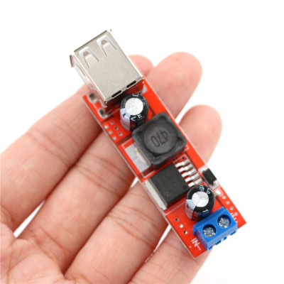 DC 6V-40V To 5V 3A Double USB Charge DC-DC Step-down Convert