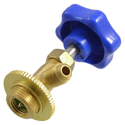 69g Blue Cap 17mm Threaded R134 Refrigerant Can Tap Valve Op
