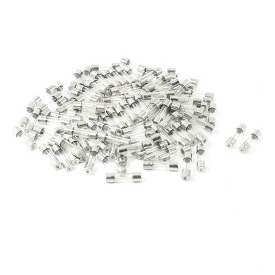 100 Pcs 250 Volts 20Amp Fast Blow Type Glass Tube Fuses 5 x