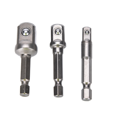 3pcs Wood Drill Tools Chrome Vanadium Steel Socket Adapter S