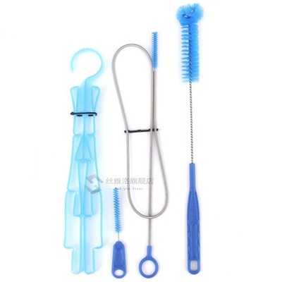 4pcs set Water Hydration Bladder Tube Cleaner Brushes Kit Mu