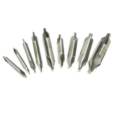 9pcs HSS Combined Center Drills Bit Set 60 Degree Countersin