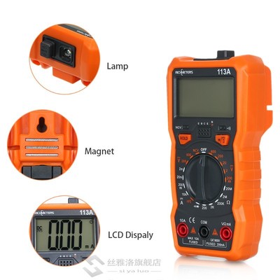 RM113D NCV Digital Multimeter 6000 counts Auto Ranging AC/DC