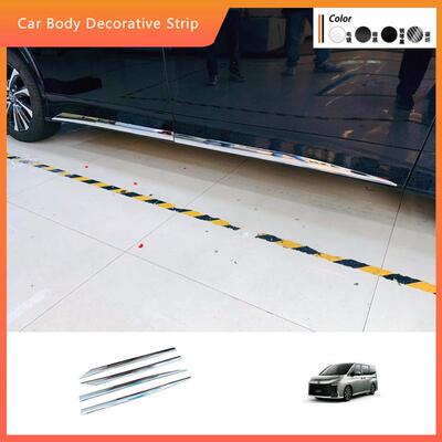 适用于丰田22款VOXY车身饰条改装voxy90系门边条车身防撞条贴亮片