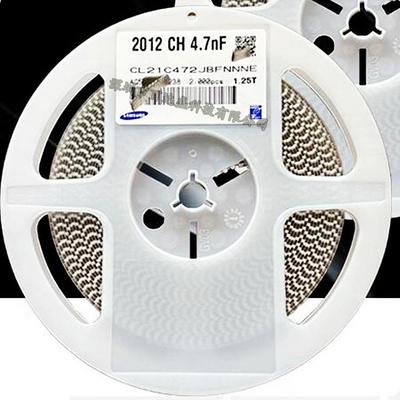 2012贴片电容08054.7NF472J50V4700PF精度5%NPO材质整盘