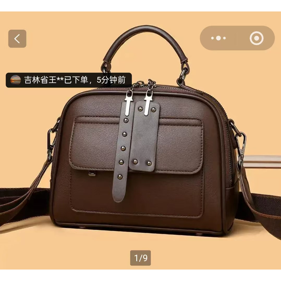 盛莱德女包专柜正品手提包26新款女士多层时尚百搭单肩斜挎包背包