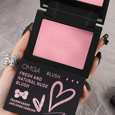 OMGA单色腮红盘哑光自然提亮
