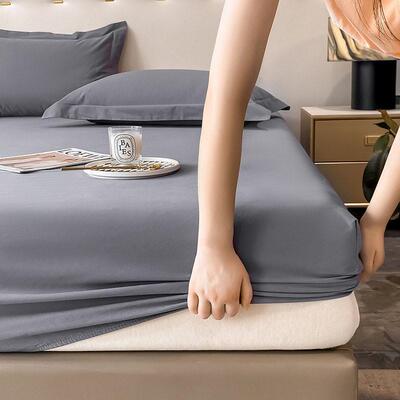 mattress cover bed sheet fitted single bedsheet elastic band