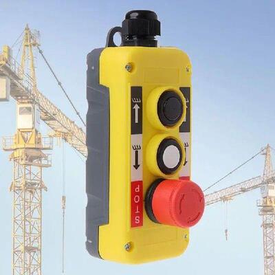 Hoist Crane Pendant Control Station Control Emergency Stop