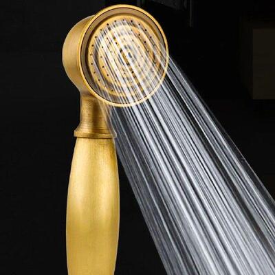 Retro Style Charm Brass Made Handheld Shower Head For