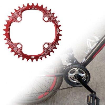Portable Aluminum Alloy Safe Round Single Bike Chainwheel