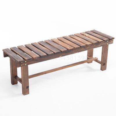 Solid wood park chair antiseptic wooden bench courtyard