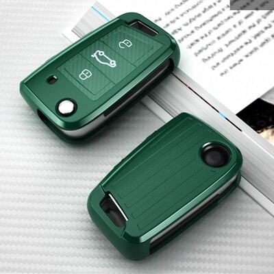 Car Key Case Cover  Volkswagen VW Polo Golf 7 MK7 Tiguan pas