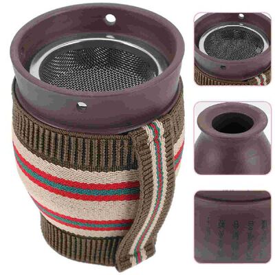 Moxibustion Cup Ceramic Pot Portable Massaging Burner Box