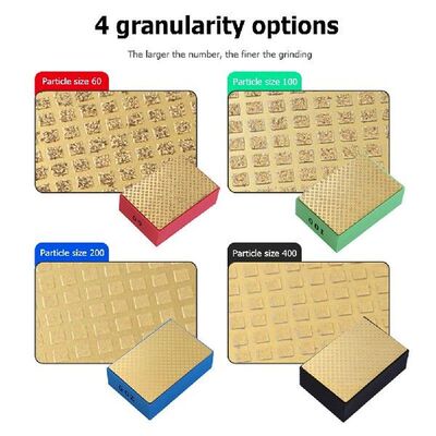 1pcs Diamond hand polishing pad 95*60*31mm stone polishing