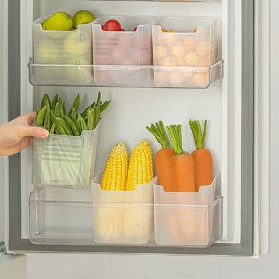 Fridge Organizer Food Fresh Storage Box Refrigerator Side
