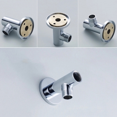 OOTDTY Chromed Plated Shower Head Extension Arm Silver