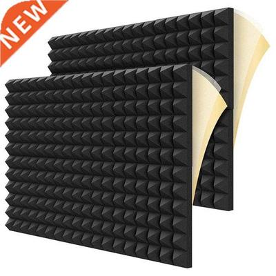 12Pcs Soundproof Foam Panels,2 Inch x 12 Inch x 12 Inch Pyra