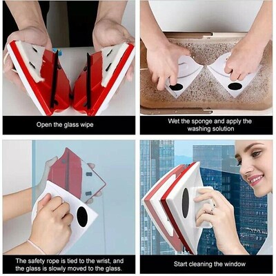 New Magnetic Window Cleaner Brush For Washing Windows Clean