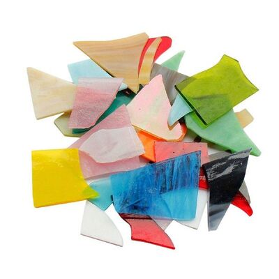 500g Mixed Color DIY Ceramic Mosaic Tiles Ceramic Irregular