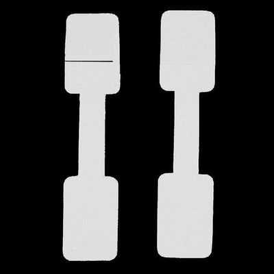 50pcs White Paper Stickers Retail Store Blank Price Tags