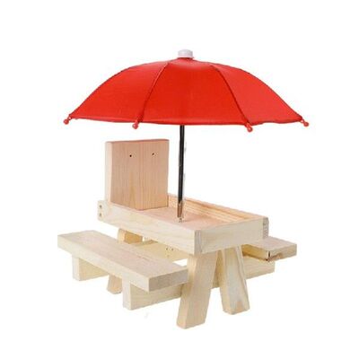 Squirrel Feeder Durable Outdoor Indoor Picnic Table Cute