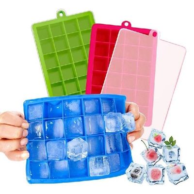 Ice Cube Trays - 3 Pack Silicone Ice Cube Trays Molds With