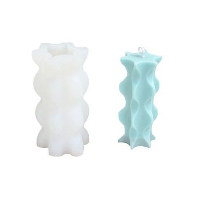 K1MF 3D Cetakan Gelombang Geometris Epoksi Resin Silikon