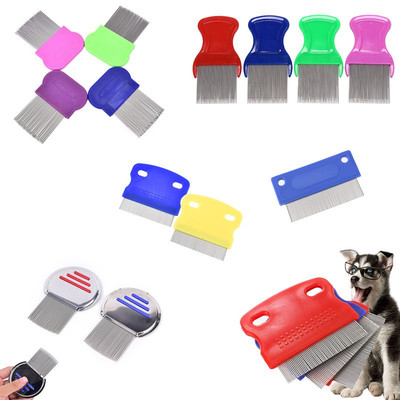 12Styles Stainless Steel Terminator Lice Comb Kids Hair Rid