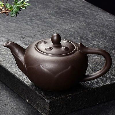 China Yixing purple sand bubble teapot Kung Fu purple clay
