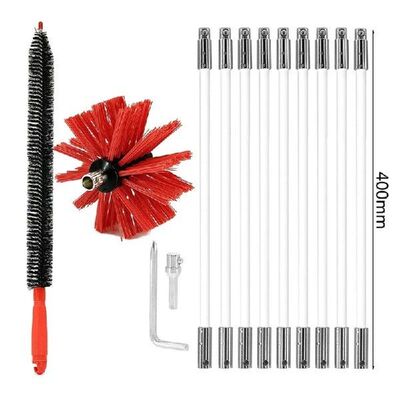 Bendable Cleaning Brush Set for Chimney Fireplace Pipe