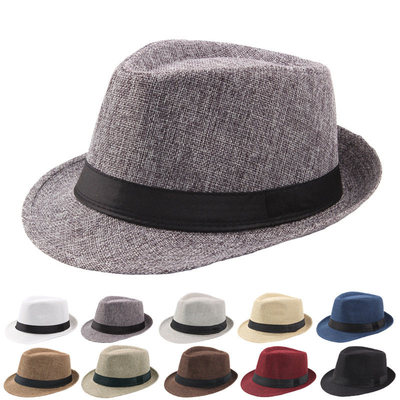 2022 New Spring Summer Retro Men's Hats Fedoras Top
