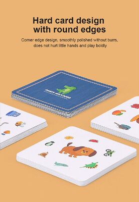 54 Buah Pasangan Gila Anak-anak Menemukan Kartu Yang Sama