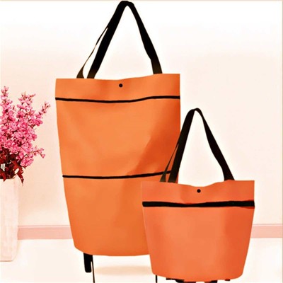 Portable Shopping Trolley Bag Shopping Foldable Cart Folding