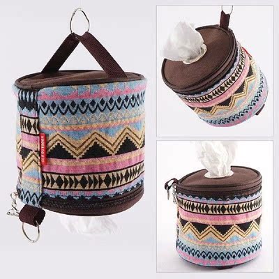 Camping Tissue Box Holder Toilet Paper Case National Style