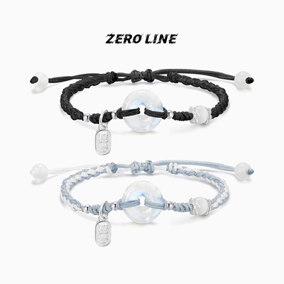 zeroline白月光石平安扣手链女